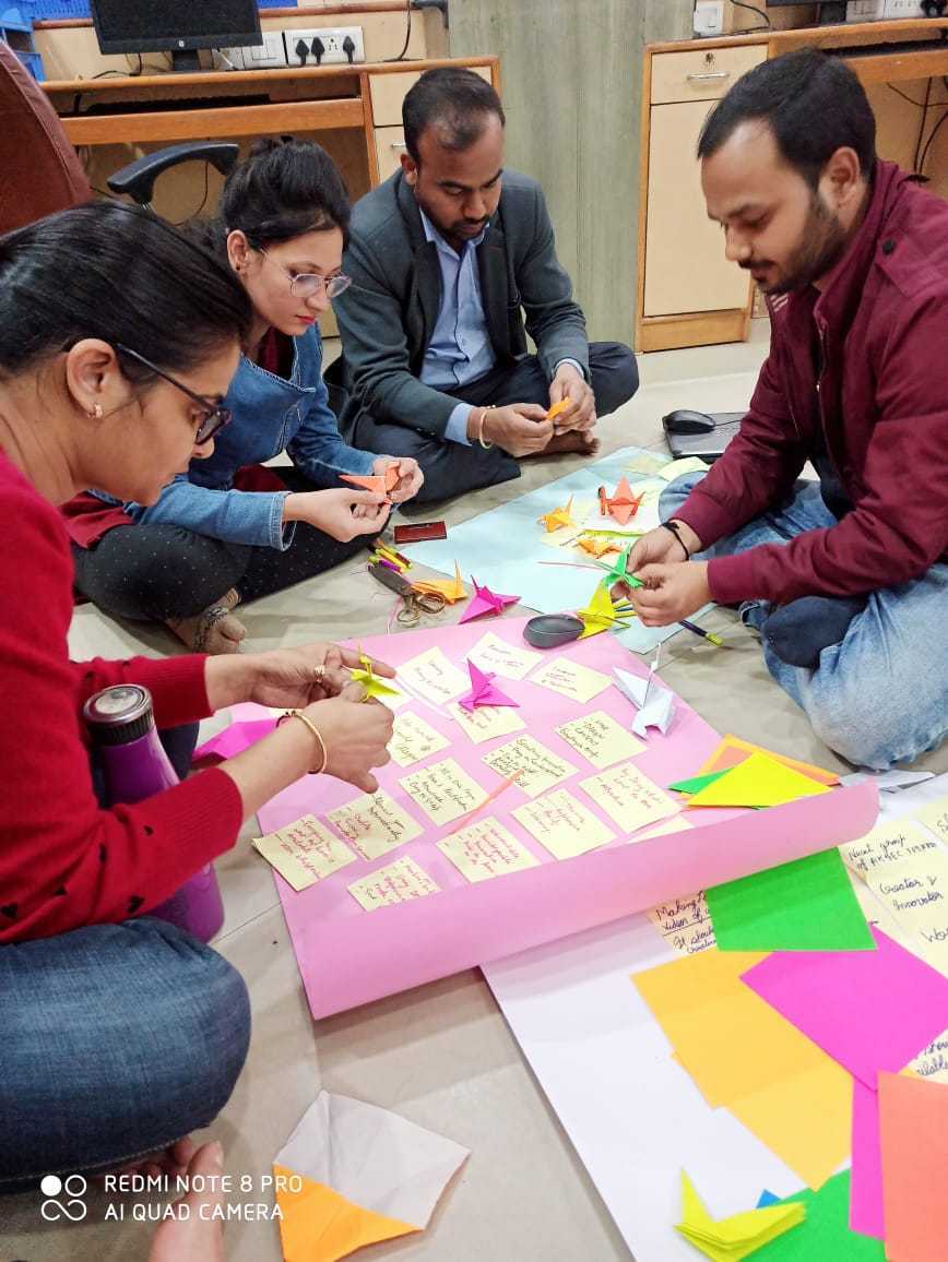 LEARNING SOME ORIGAMI WITH TEAM