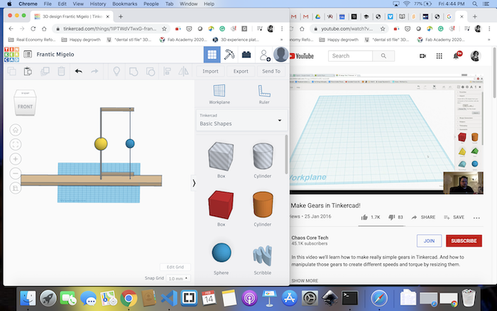 3. Computer Aided design - Fab Academy Martina Ferracane