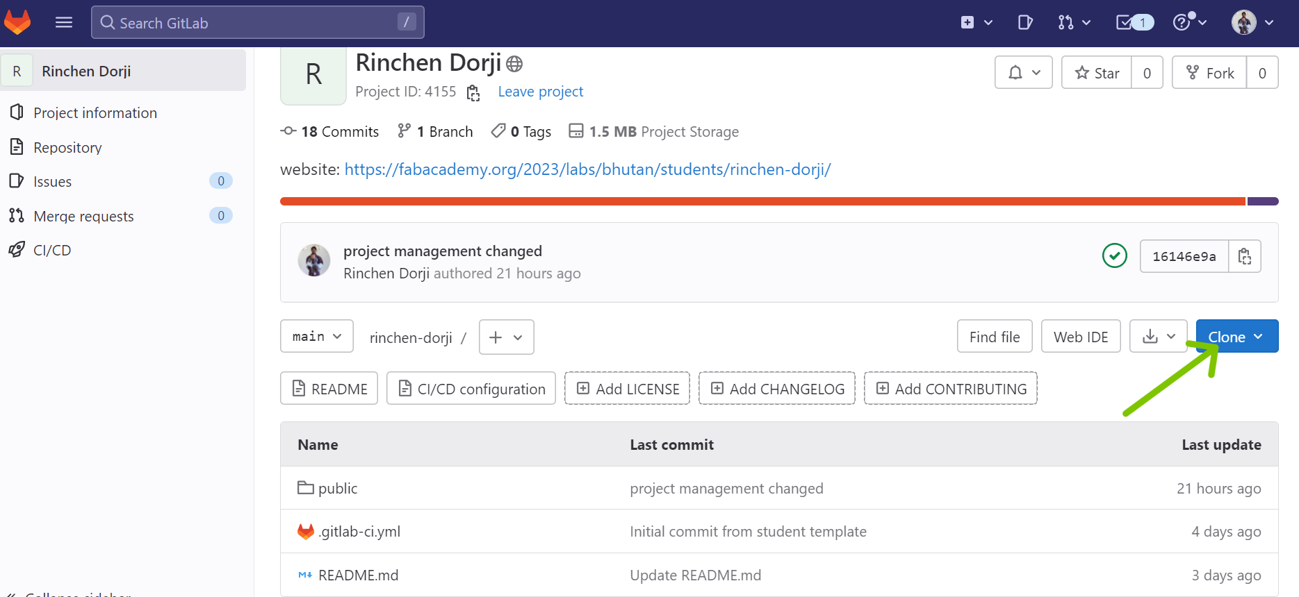Rinchhen Dorji - Fab Academy