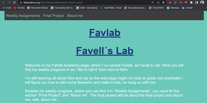 Fávell Núñez - Fab Academy