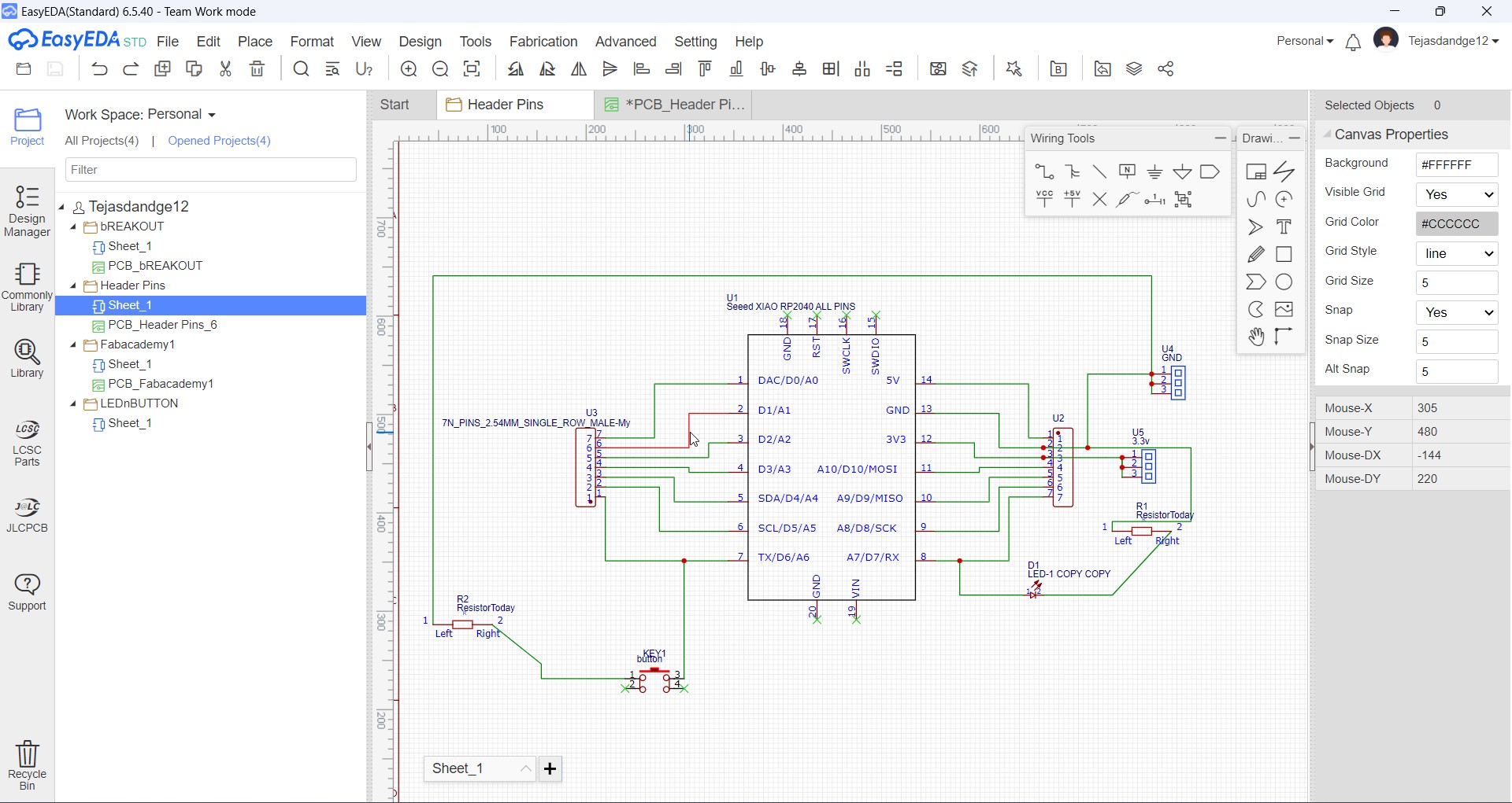 8. Electronics Design - Tejas - Fab Academy