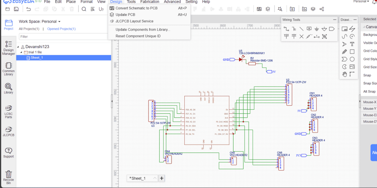 W06 Electronic Design - Devanshi Mengar | FAB Academy
