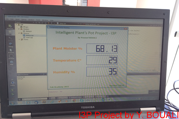 Fab Academy 2015 - Youssef BOUALI - Project I3P - Final Output