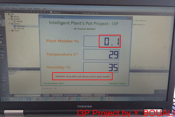 Fab Academy 2015 - Youssef BOUALI - Project I3P - Final Output